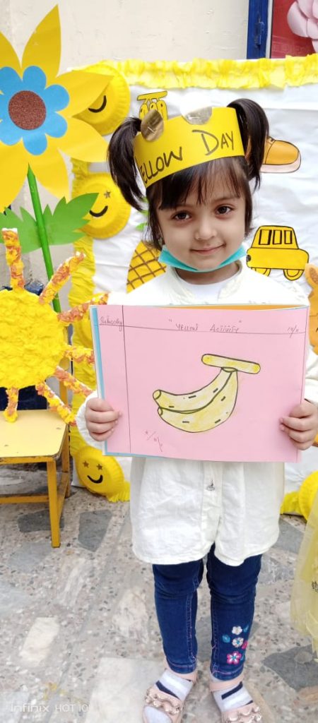 Yellow Color Day Activity 2020 | HappyDay School System Peshawar