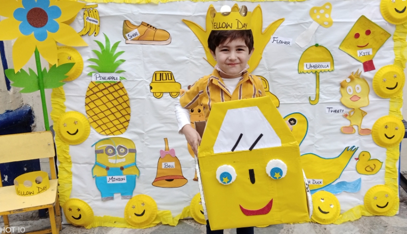 Yellow Color Day Activity 2020 | HappyDay School System Peshawar