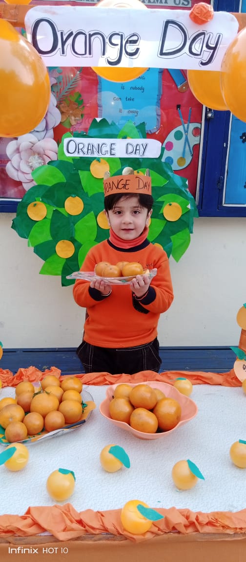 Orange Day Activity 2021 | HappyDay School System Peshawar