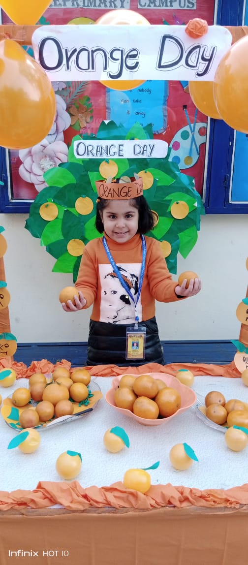 Orange Day Activity 2021 | HappyDay School System Peshawar