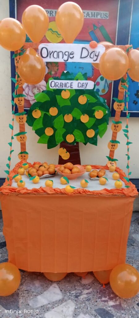 Orange Day Activity 2021 | HappyDay School System Peshawar