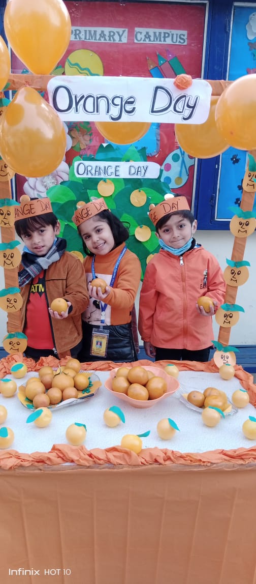 Orange Day Activity 2021 | HappyDay School System Peshawar